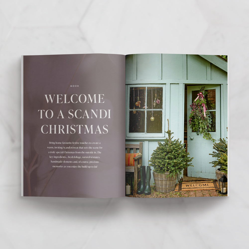 Style a nature-inspired Scandi Christmas tablescape